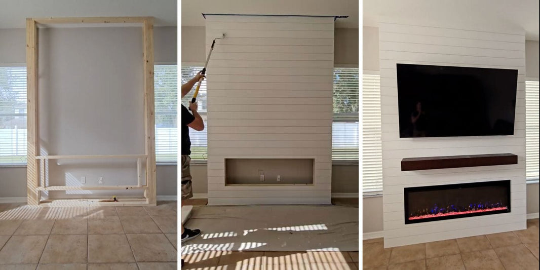 Recessed or Wall Mount? Electric Fireplace Installations Explained ...