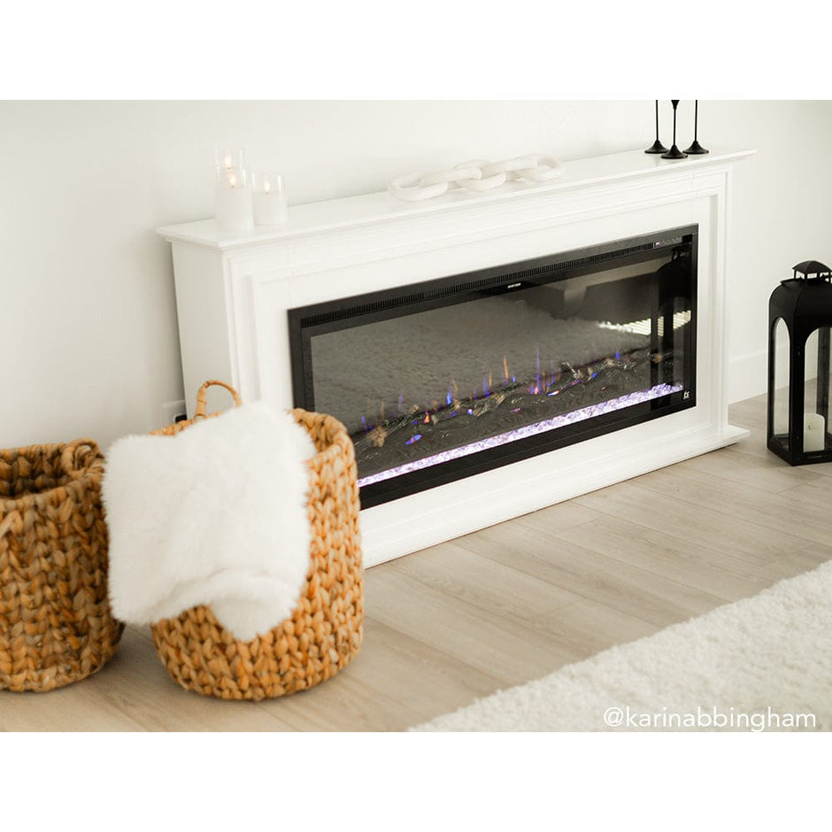 Sideline Elite 50 Inch Smart Electric Fireplace with Encase Surround M ...
