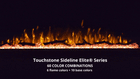 Touchstone Sideline Elite 50 Inch Recessed Smart Electric Fireplace ...
