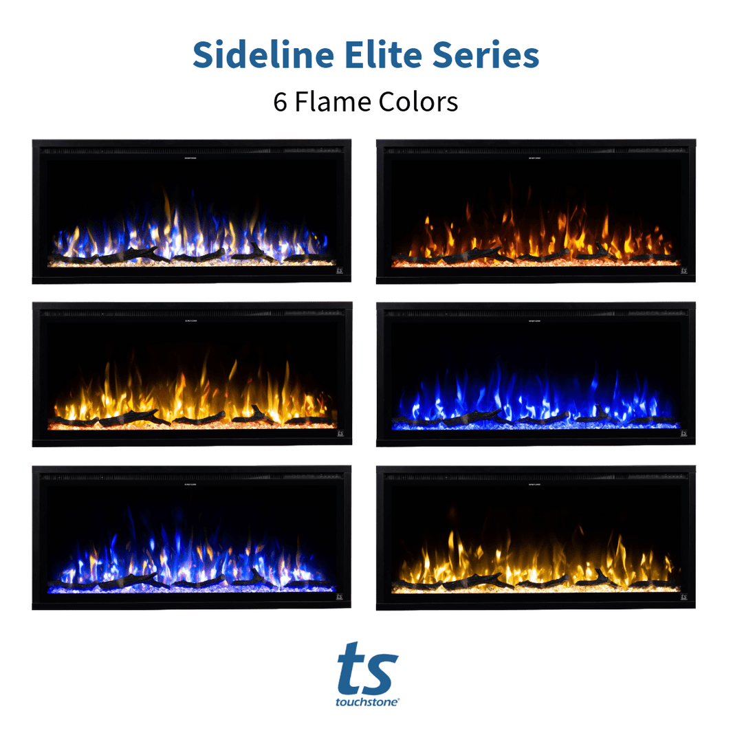 Sideline Elite 60 Inch Smart Electric Fireplace with Encase Surround M ...