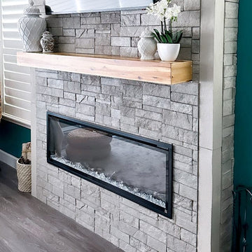 Build a Fireplace Accent Wall Quickly With Qora Cladding and a Touchst ...