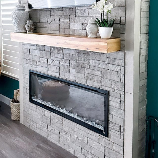 Build a Fireplace Accent Wall Quickly With Qora Cladding and a Touchst ...