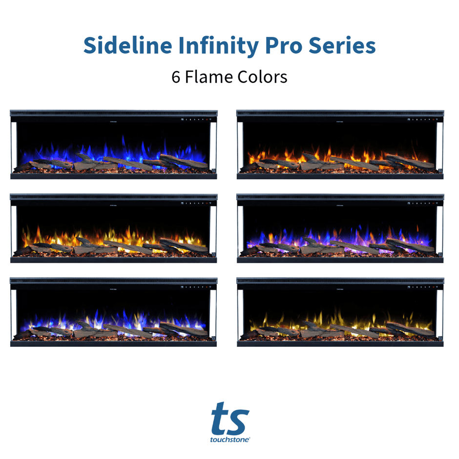 Touchstone Sideline Infinity Pro 50 3 Sided Recessed Smart Electric ...