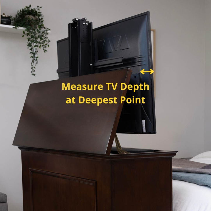 How To Measure Your TV For the Best Touchstone TV Lift Cabinet Fit ...