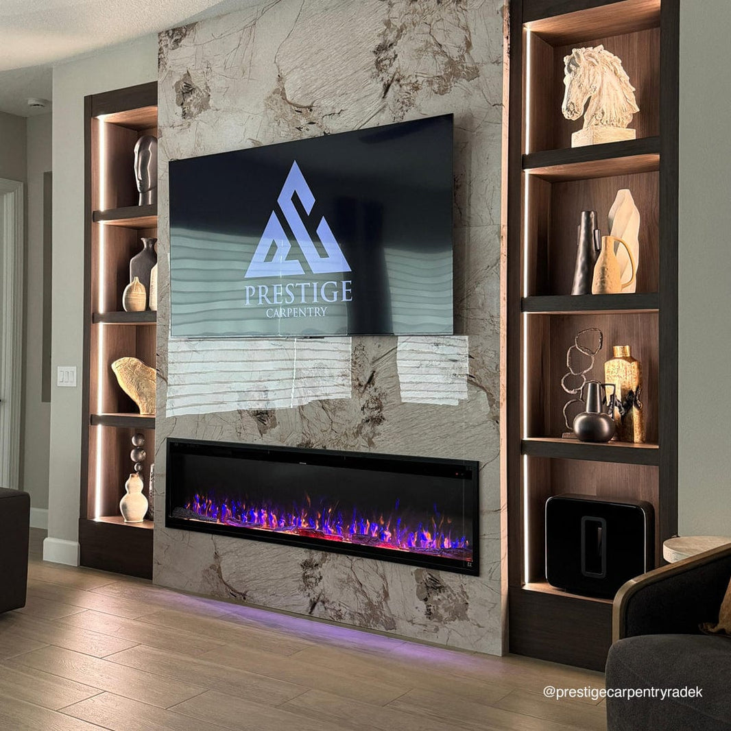 Sideline Elite Pro 72-inch Smart Electric Fireplace 80059 – Touchstone ...