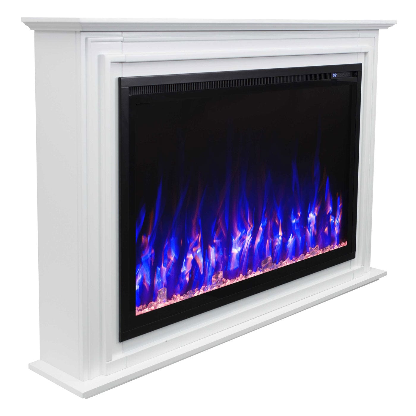 Sideline Elite Forte 40 Inch Smart Electric Fireplace with Encase Surr ...