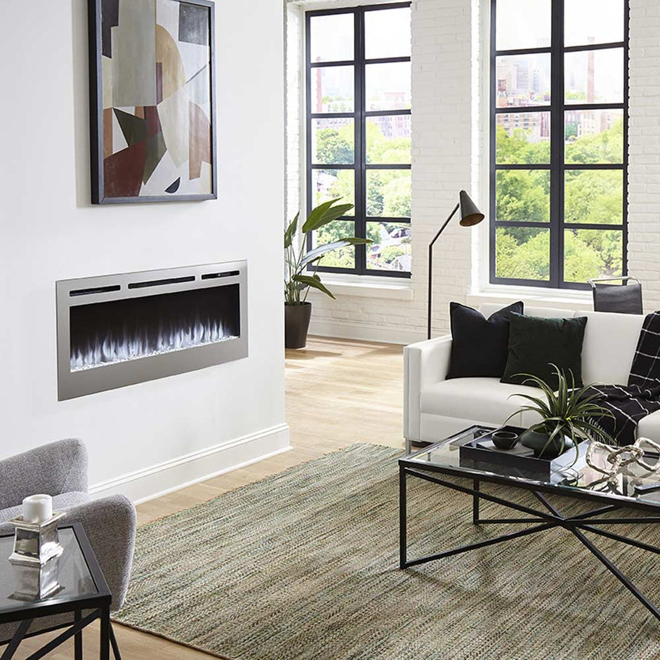 Touchstone Sideline Deluxe Stainless Steel 50 Inch Recessed Electric ...